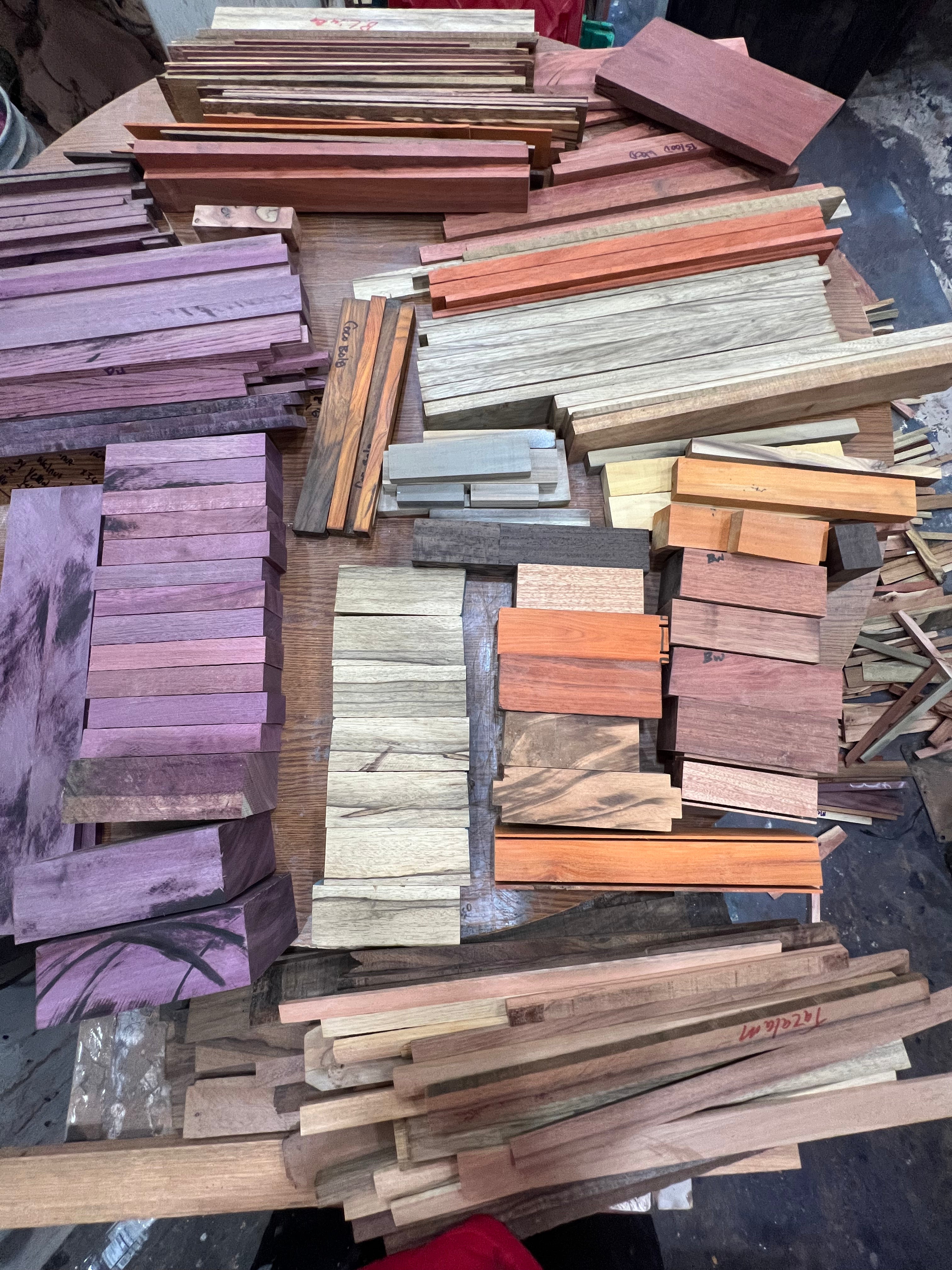 Exotic cut offs – Bean & Tatum Woodworks